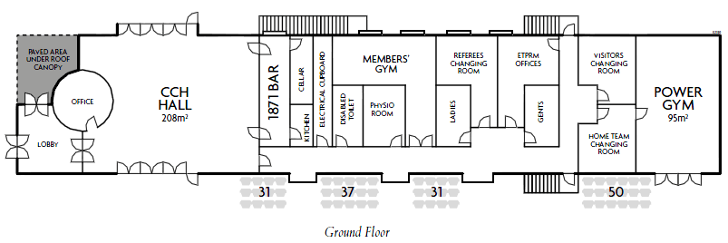 Sports Clubhouses Floor Plan